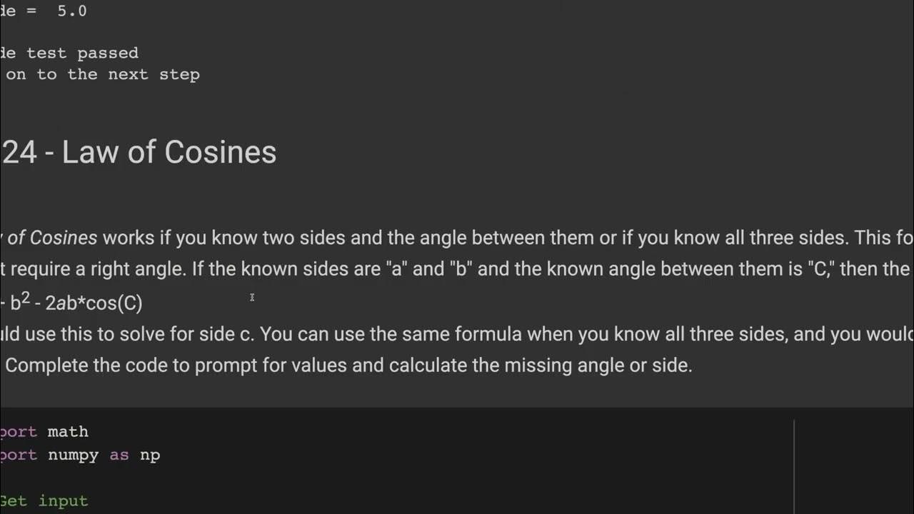 College Precalculus – Full Course with Python Code 8 part - YouTube