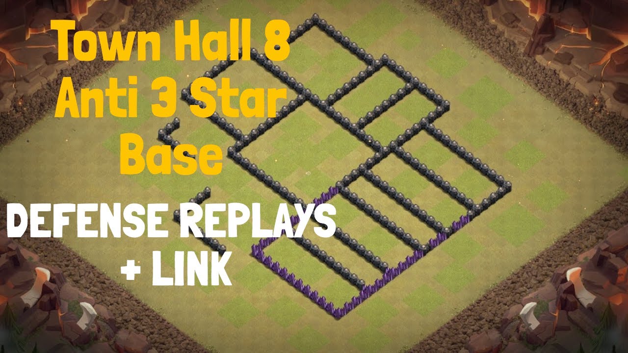 UNBEATABLE Th8 Anti 3 star base | Anti Pekka, Dragon, Hog | Clash of ...