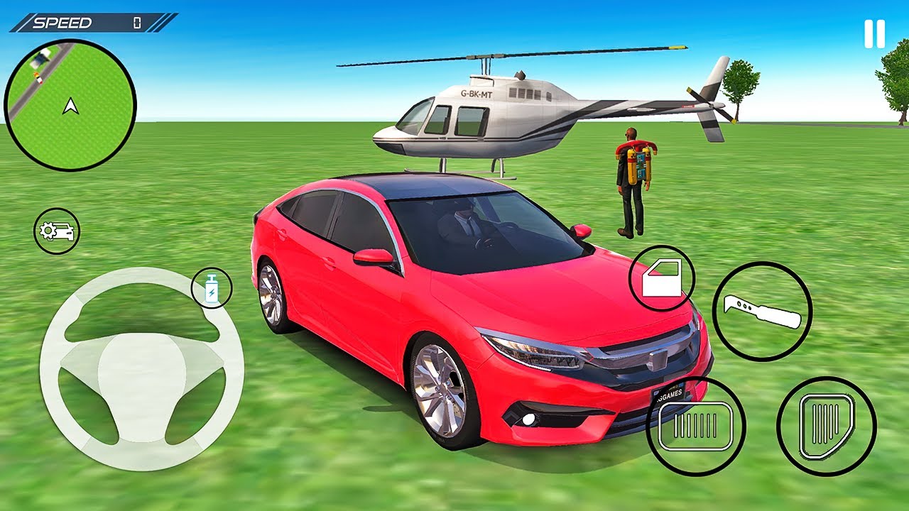 Honda Civic Car Driving in City - Android Gameplay - YouTube