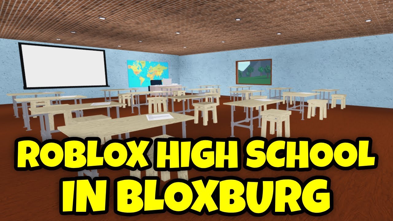 I Built The ROBLOX HIGH SCHOOL Map In BLOXBURG! - YouTube