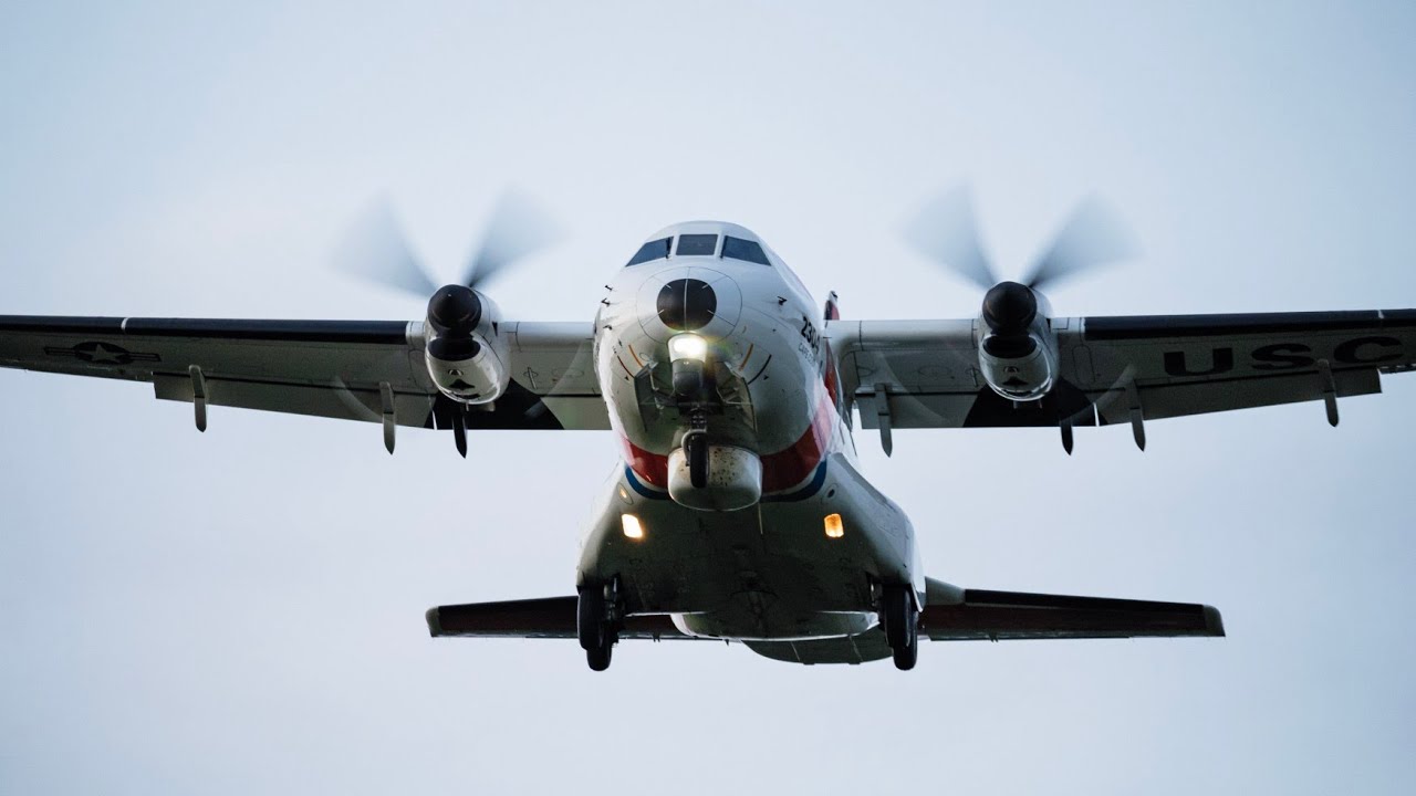 (Plane Spotting) USCG Air Station Cape Cod - YouTube