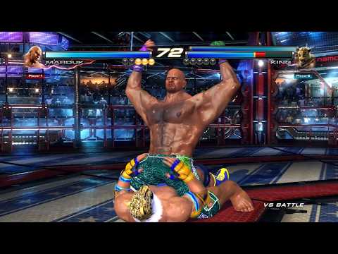 Tekken Tag 2 | King, Armor King and Marduk grabs each other ! Wrestling / Gyaku Ryona
