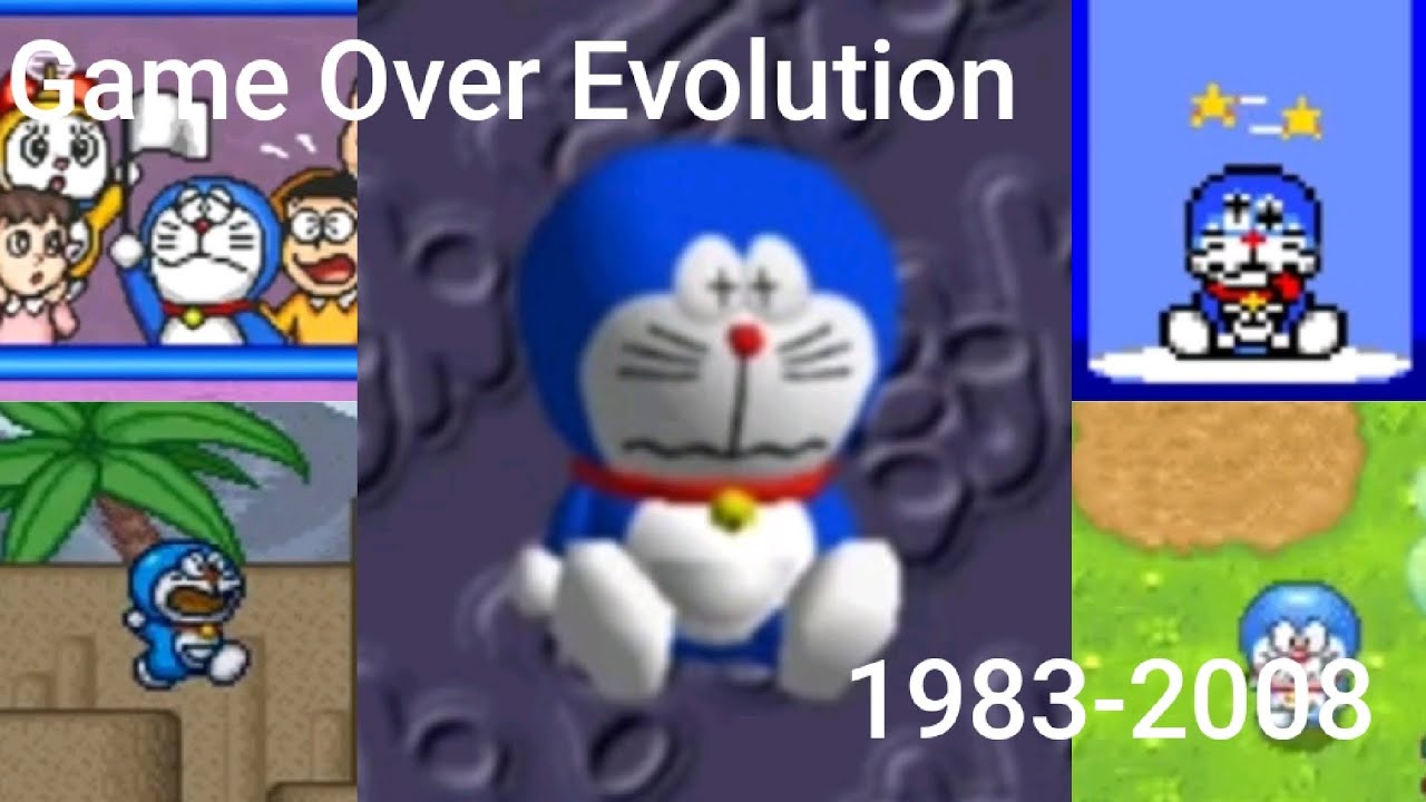 Evolution of Doraemon Death & Game Over Screen (1983-2008) - YouTube