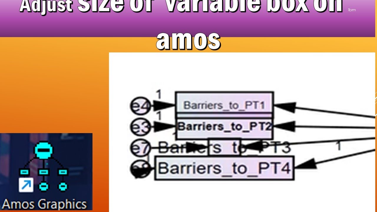 How to change size of any variable box on ibm amos || Quick guide - YouTube