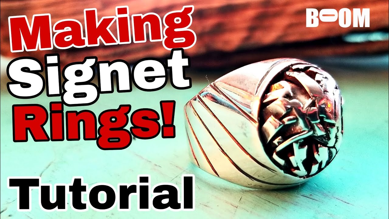 Ep.10) Making A Signet Ring! #jewelrytutorial #handmadejewelry #silver ...