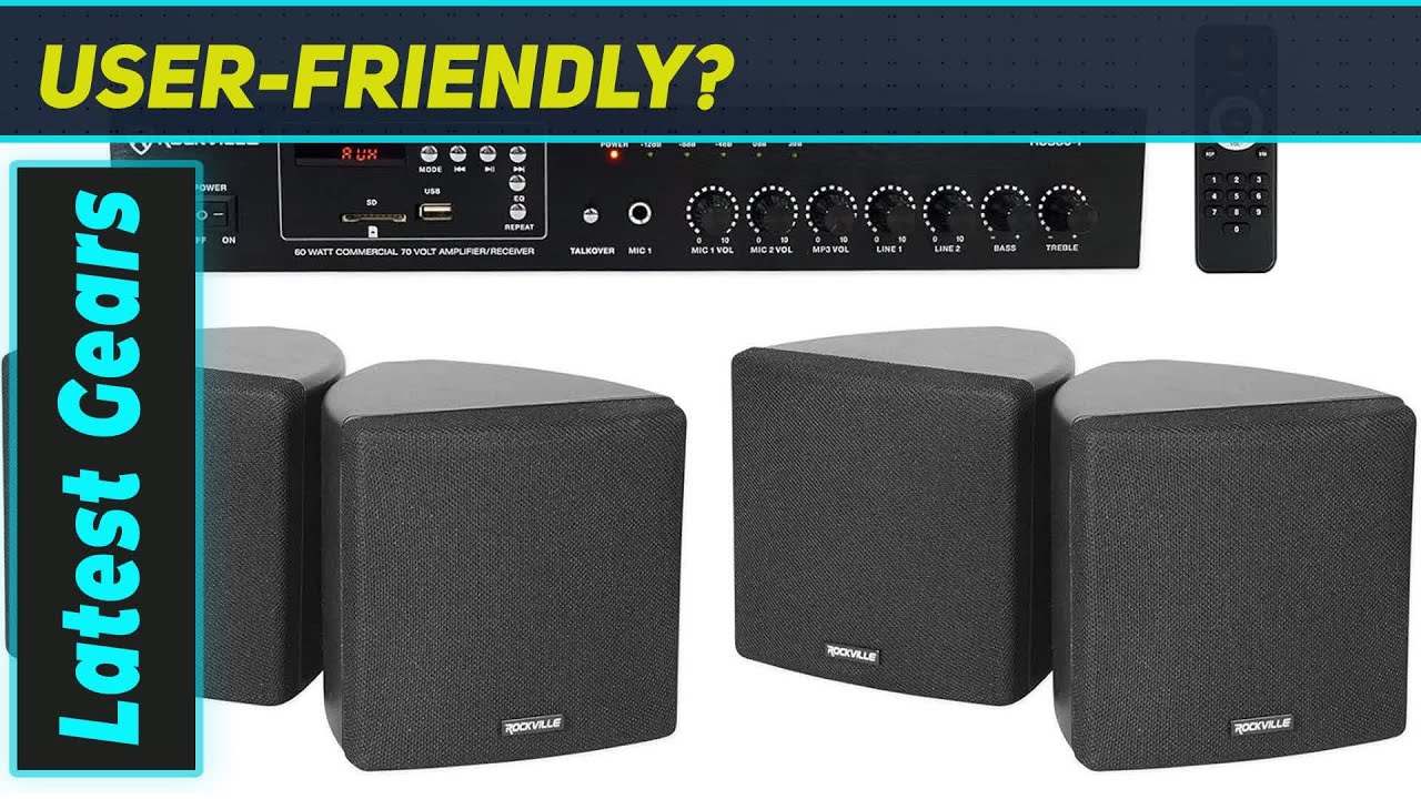 Rockville RCS80-1: Best Commercial Amplifier & Cube Speaker Combo ...