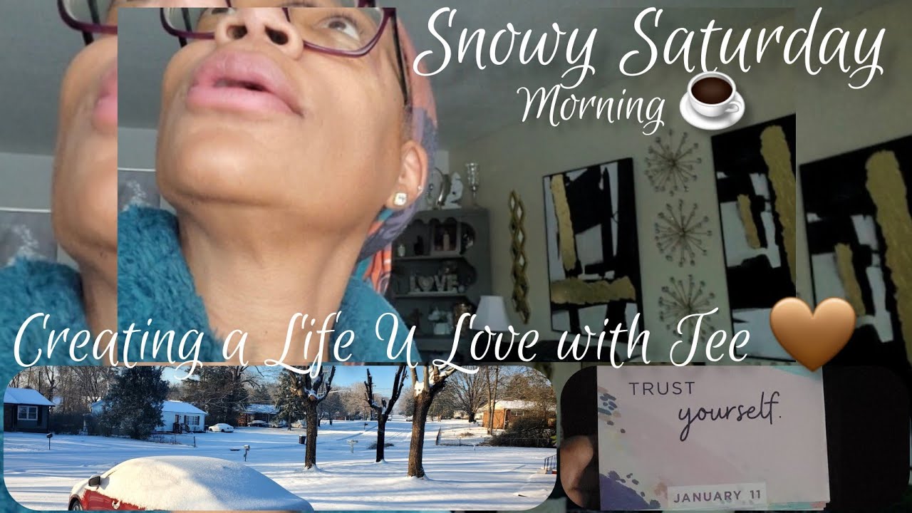 Snowy Calm Cold Saturday morning #calm #snow #morning @creatingalifeulovewithtee3335 - YouTube