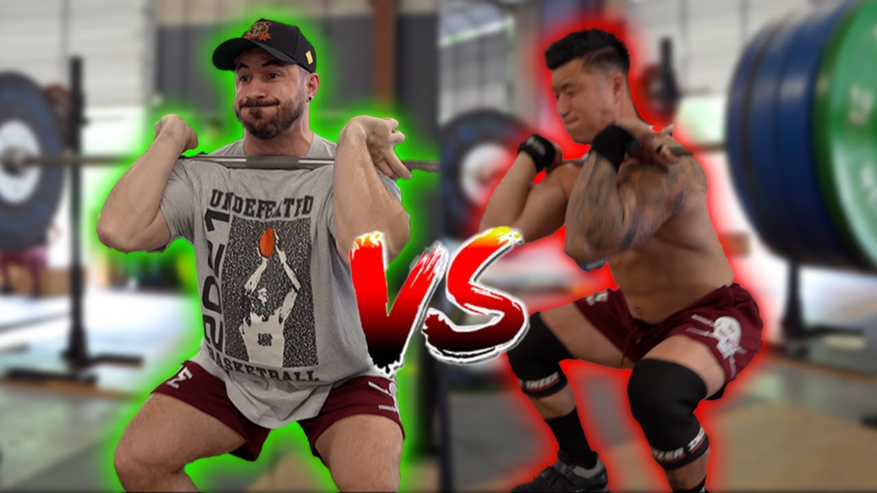Who Can Front Squat More? Ft. Bart Kwan - YouTube