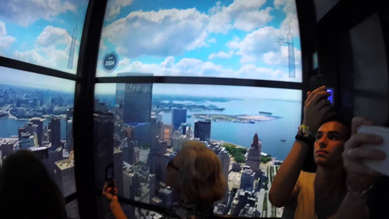 One World Trade Center - Elevator Up - YouTube