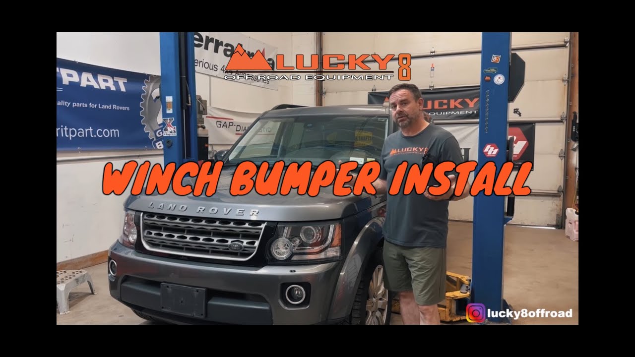 Lucky8 LR3 / LR4 Proud Rhino & CFE Winch Bumper install walk-through ...
