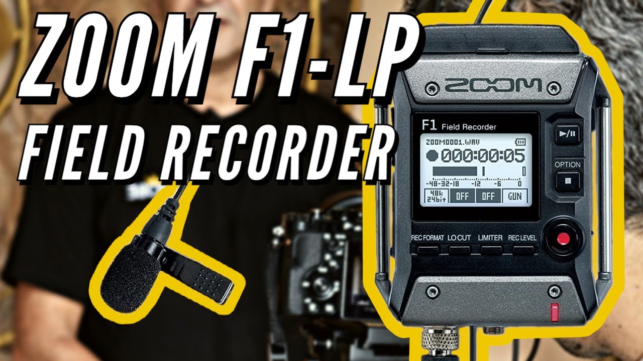 How to set up the Zoom F1-LP and start recording - Field Recorder - YouTube