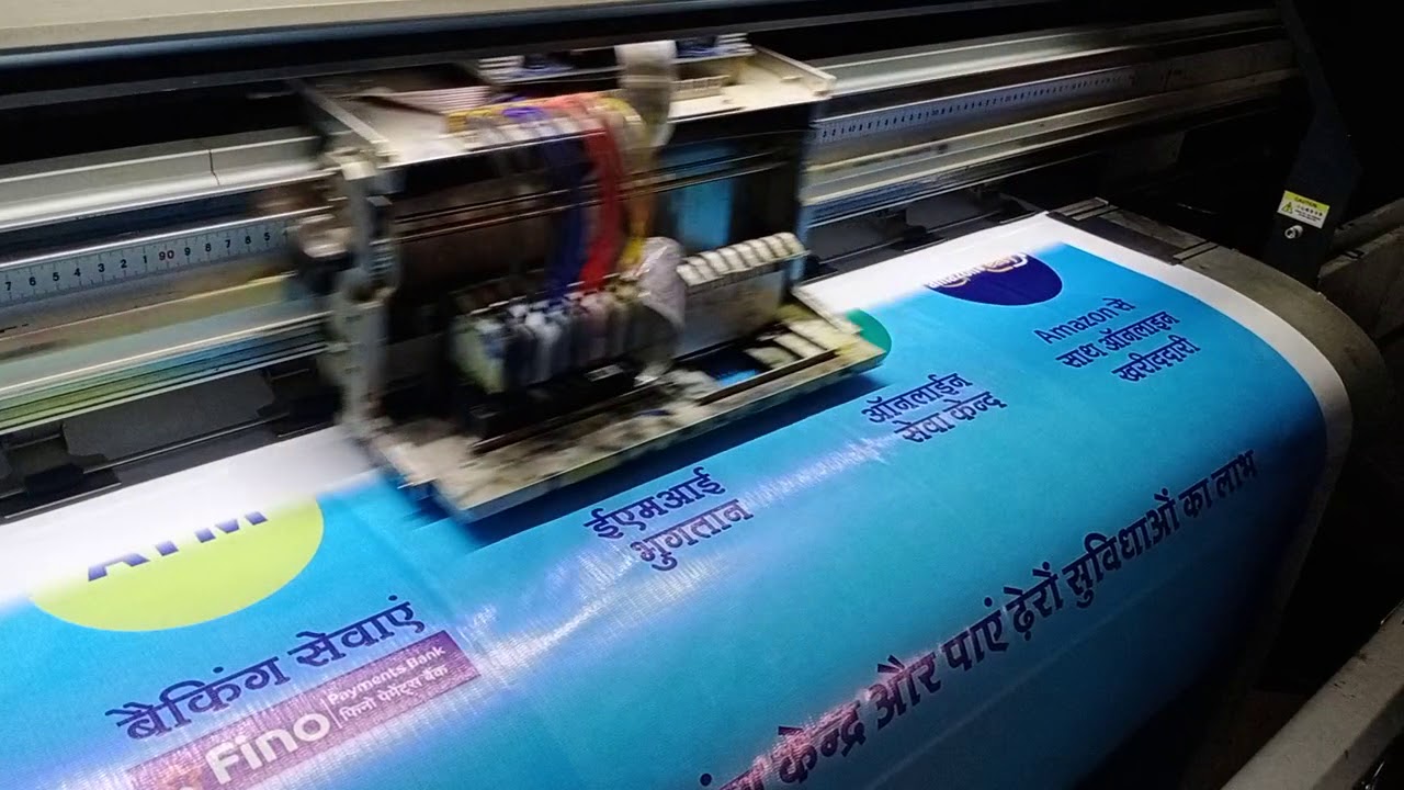 Flex Print on Digital Machines - YouTube