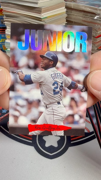 1993 Donruss Triple Play Pack Ken Griffey Jr. Insert Hit - Youtube