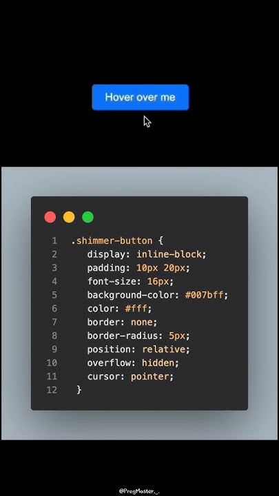 Creating Shimmer Button On Hover By Using Html And Css Html5 Css Tutorial Button Shimmer