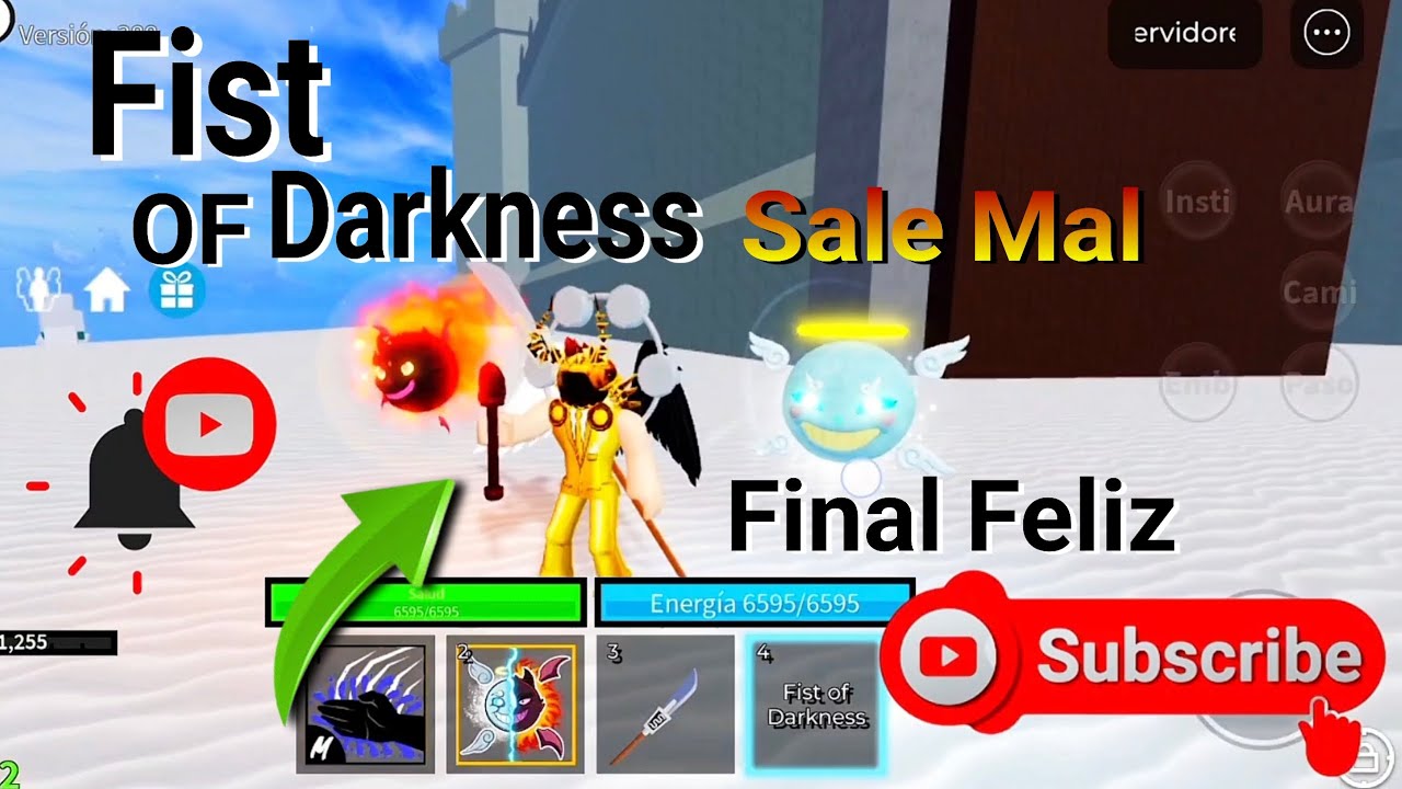 Qué hacer con el FIST OF DARKNESS en blox Fruits 2024-Como Invocar a ...
