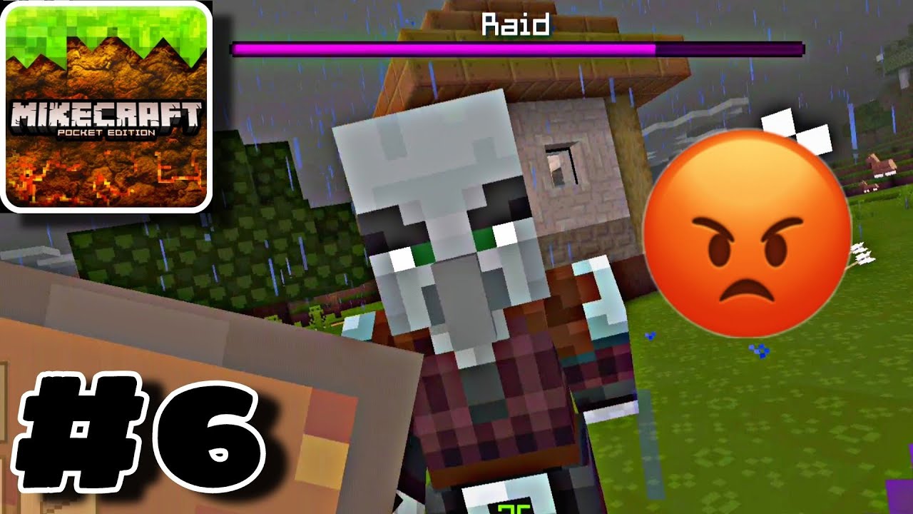 Mikecraft Pocket Edition Gameplay Walkthrough Part 6 - Raid!!! - YouTube