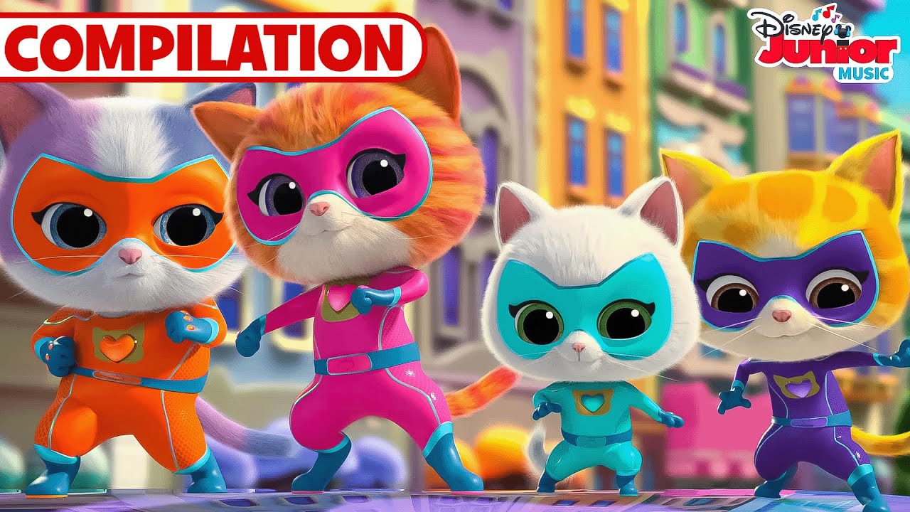 SuperKitties Music Videos 🎶🐱 | Compilation | @disneyjr - YouTube