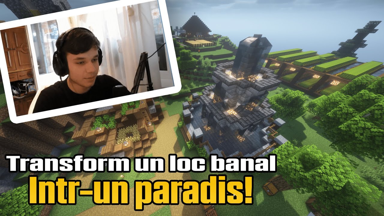 Transformă un loc banal în paradis! (Fântână Minecraft) - YouTube