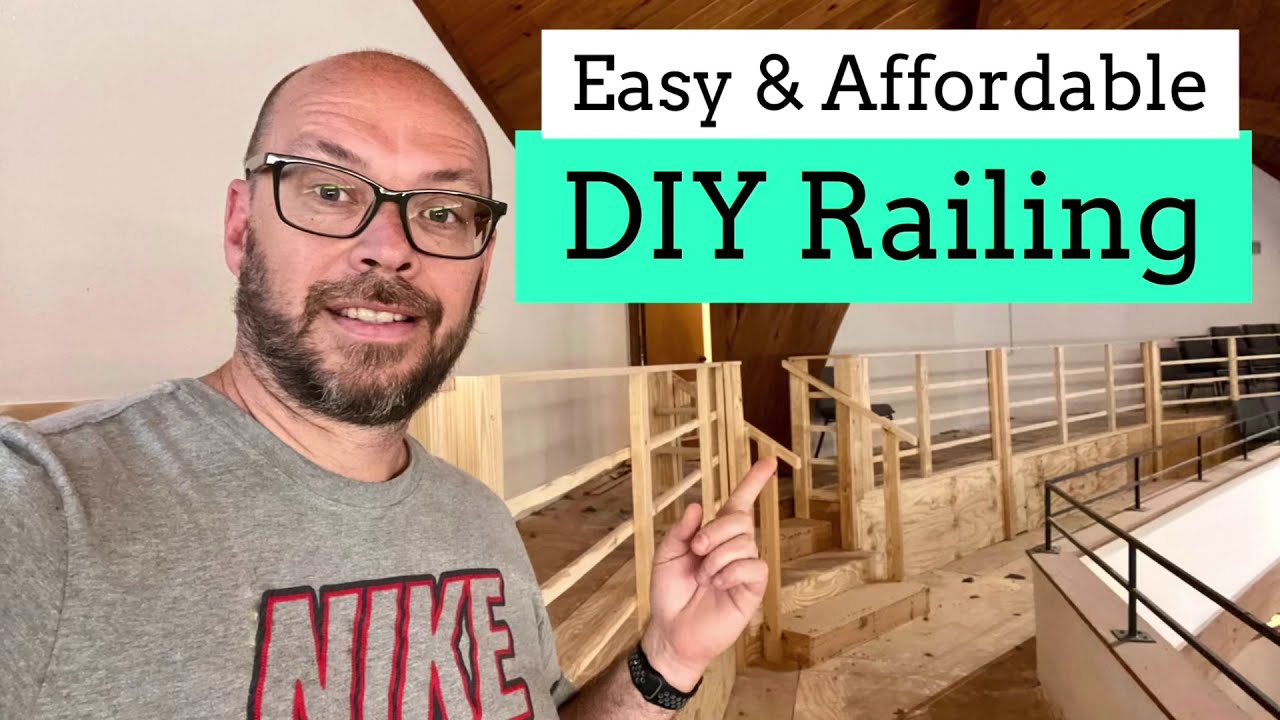 DIY Railing On A Budget - YouTube