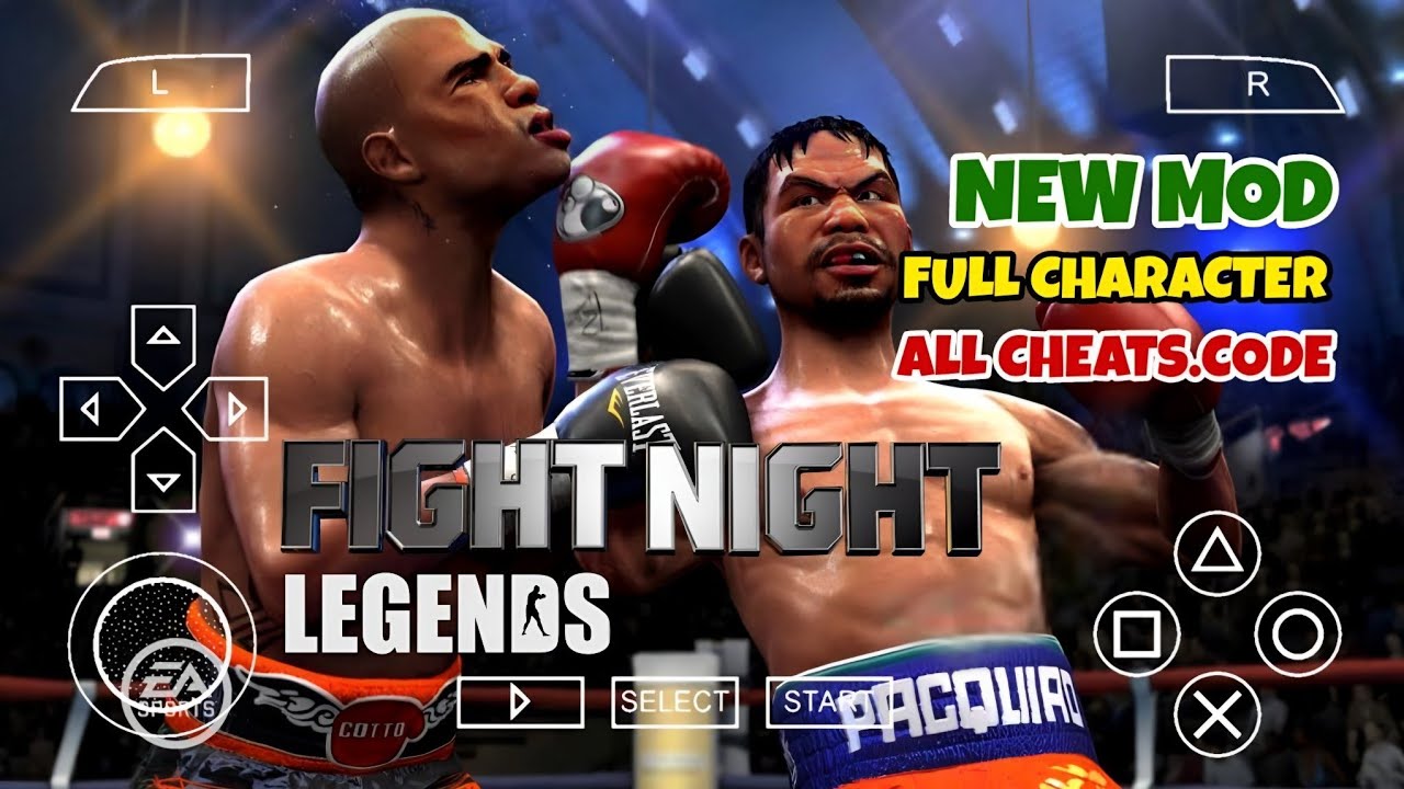 (NEW) FIGHT NIGHT LEGENDS - HD Texture Mod | PPSSPP Gameplay - YouTube