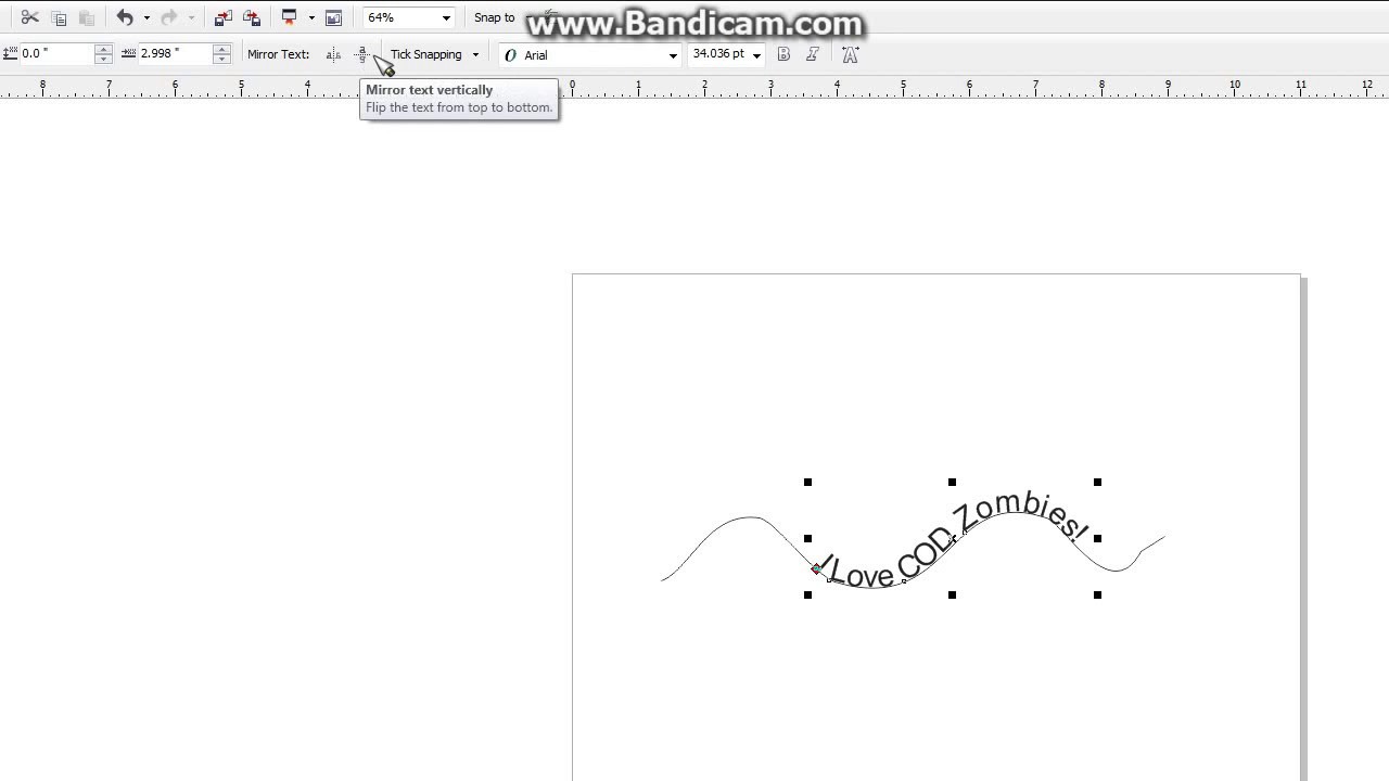 Tutorials: CorelDRAW X5: Curvy Text - YouTube