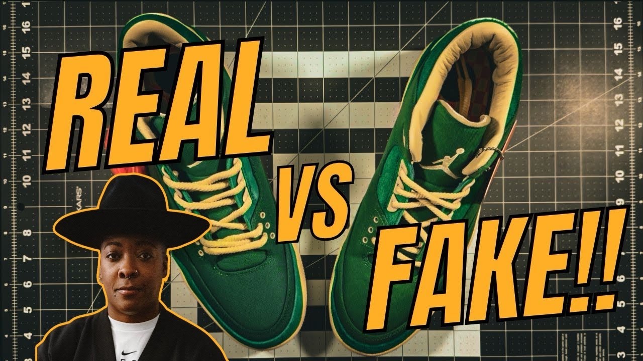 Jordan 3 Nina Chanel “Bicoastal” Authentic Vs Unauthentic - YouTube