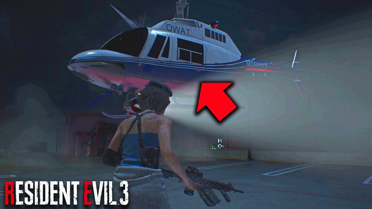 Can Jill Escape using the Helicopter at the Start? - Resident Evil 3 ...
