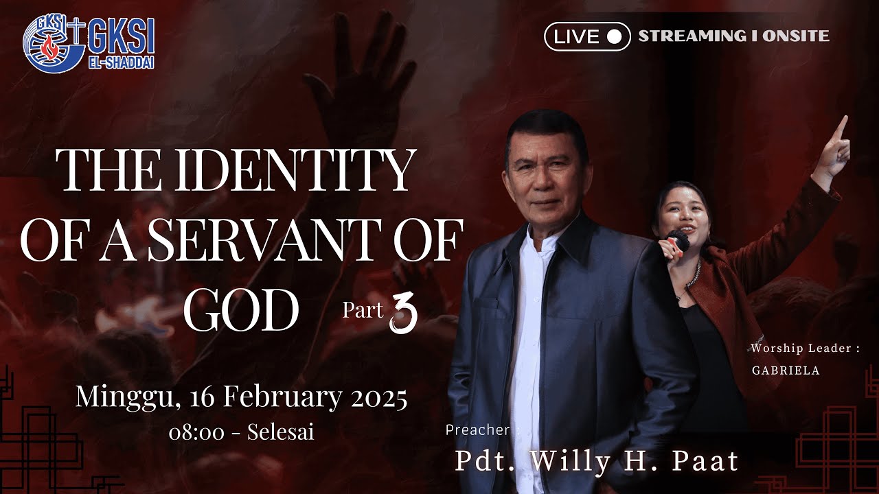 LIVE - Streaming Ibadah GKSI EL SHADDAI | 16 Januari 2025 Pdt. Willy H ...