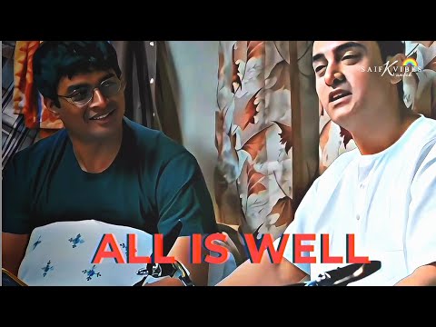 3 Idiot Movie | Amir Khan | Dialogue Scene | All is Well | Edit By ...