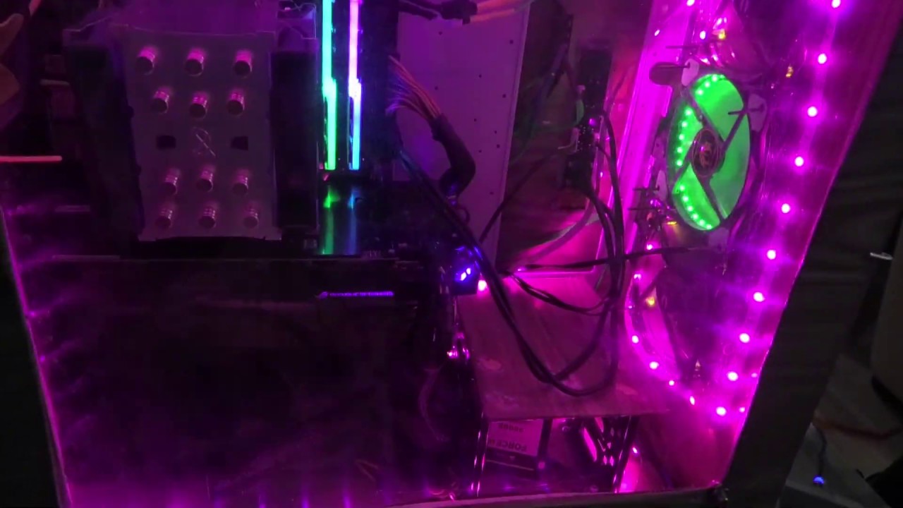 Wood case pc amd ryzen Rainbow rgb deutsch english #diy #selfmade # ...