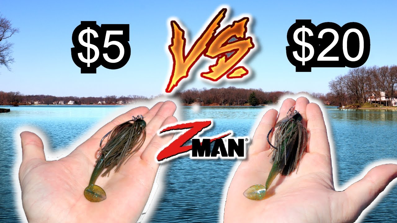 $20 Jackhammer Chatterbait Vs. $5 Original Zman | Is it worth it ...