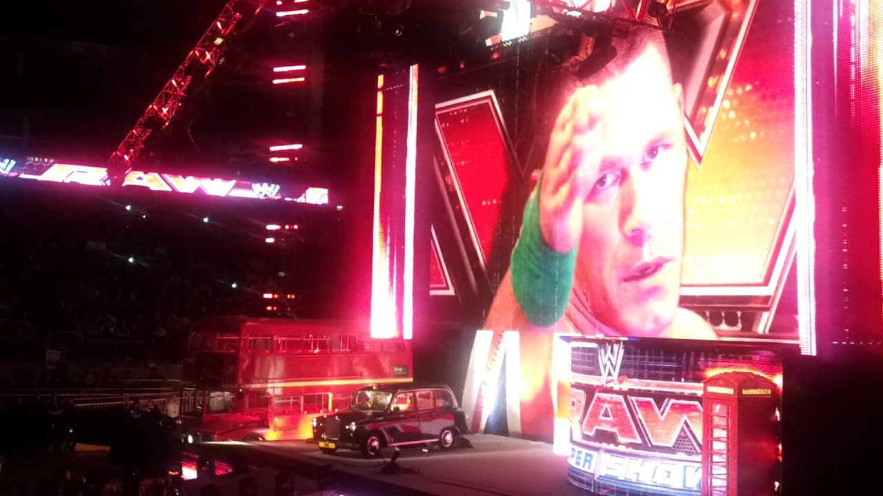 WWE Raw Entrance At The O2 London April 16 2012 - YouTube