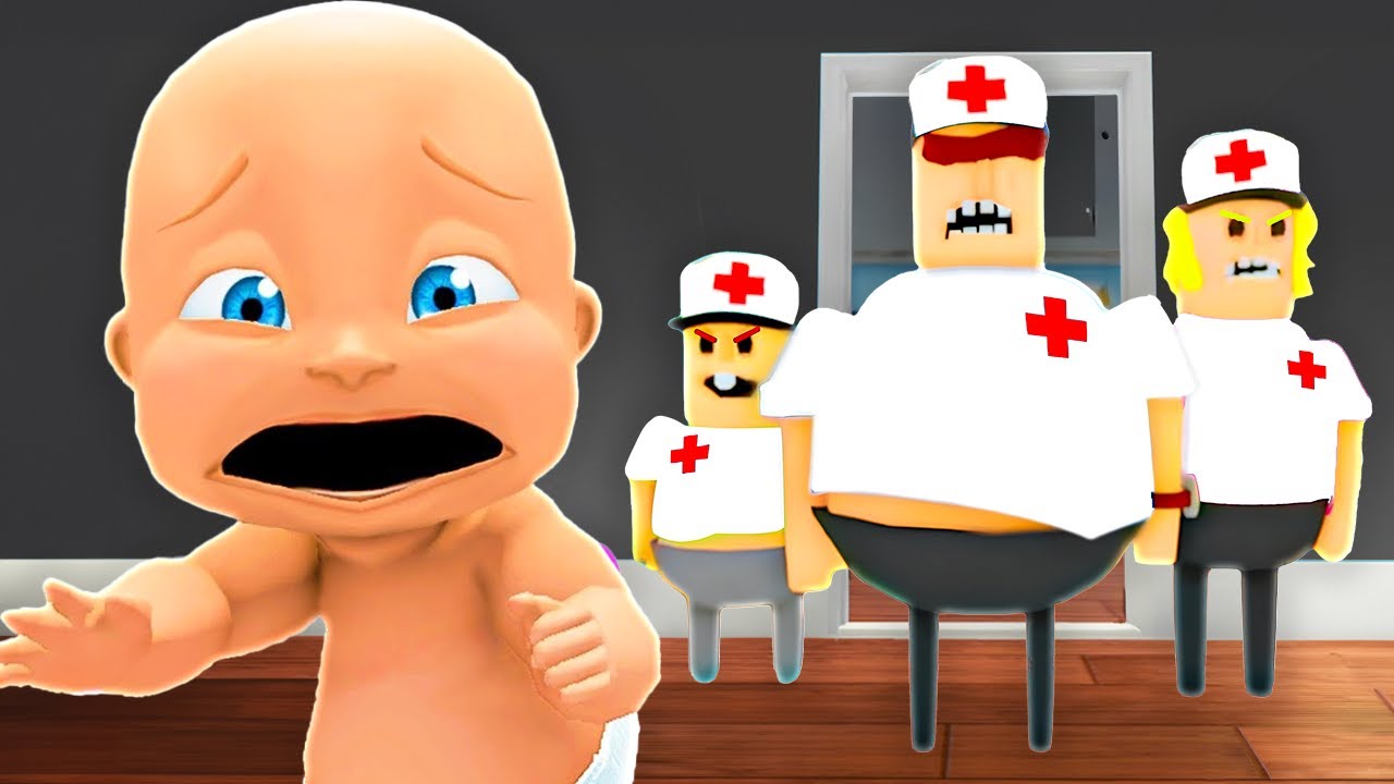Baby Escapes EVIL DOCTOR FAMILY! - YouTube