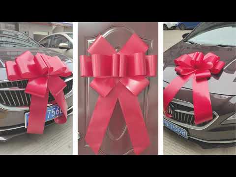 Preassembled Car Bow Instructional Video - YouTube