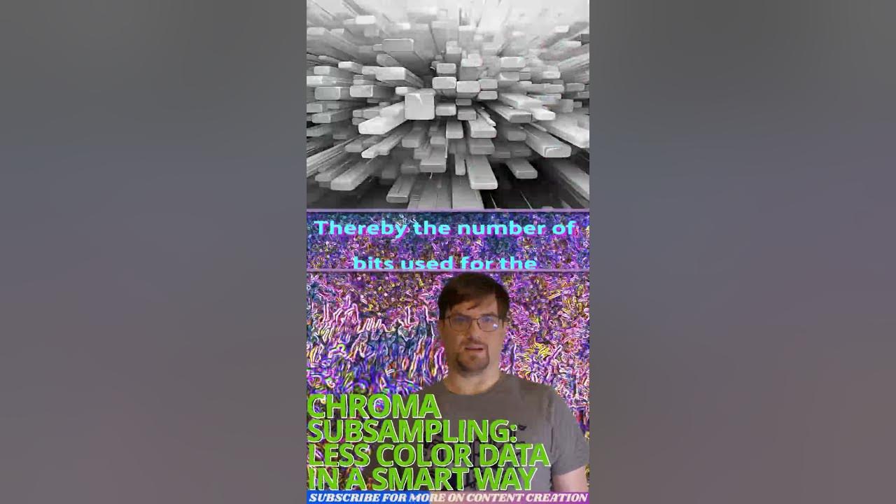 Chroma subsampling: compress the non-visible color data #shorts - YouTube