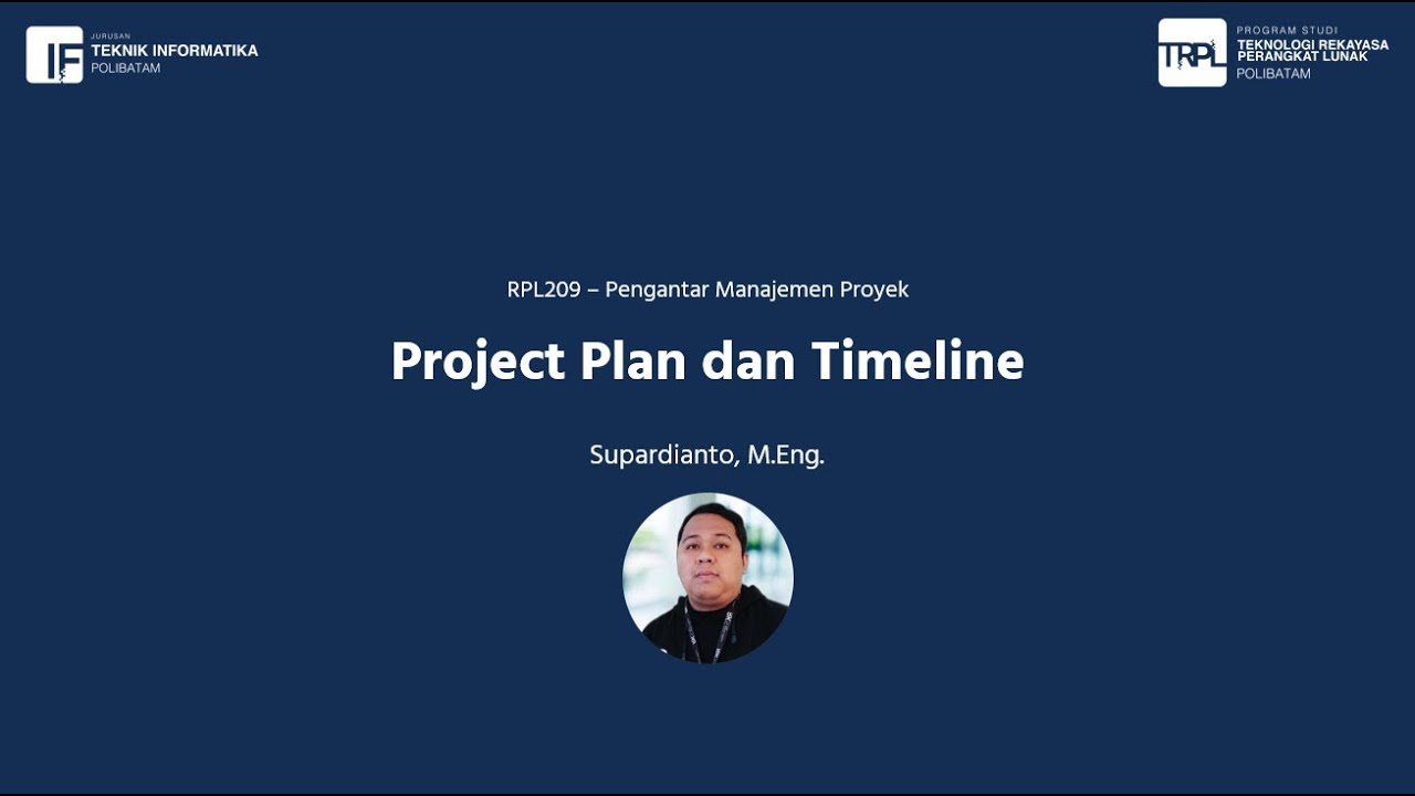 2 - Project Plan dan Timeline - YouTube