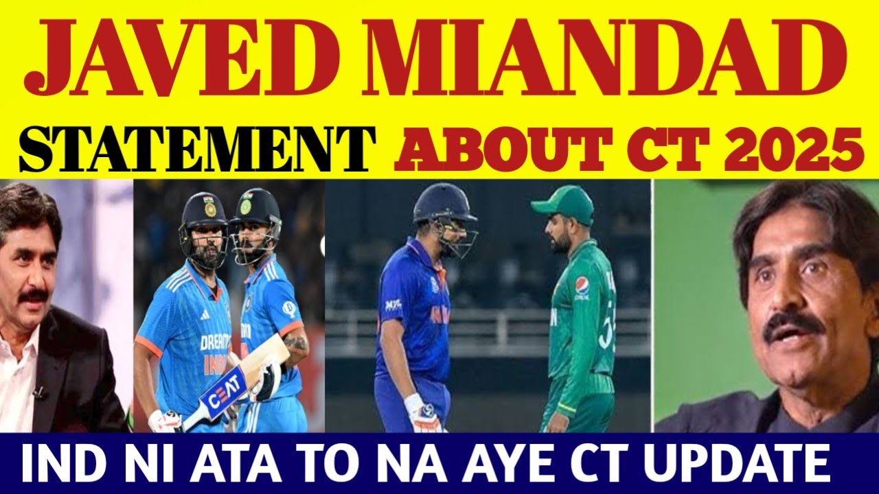 Javed Miadad Big Statement about Champion Trophy 2025 & Indian Team ...
