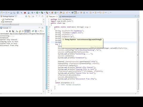 SFTP CLIENT DENGAN JAVA JSch - YouTube