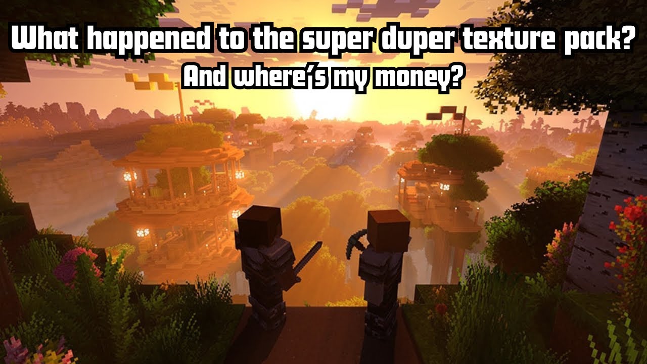 What happened to the super duper texture pack? - YouTube