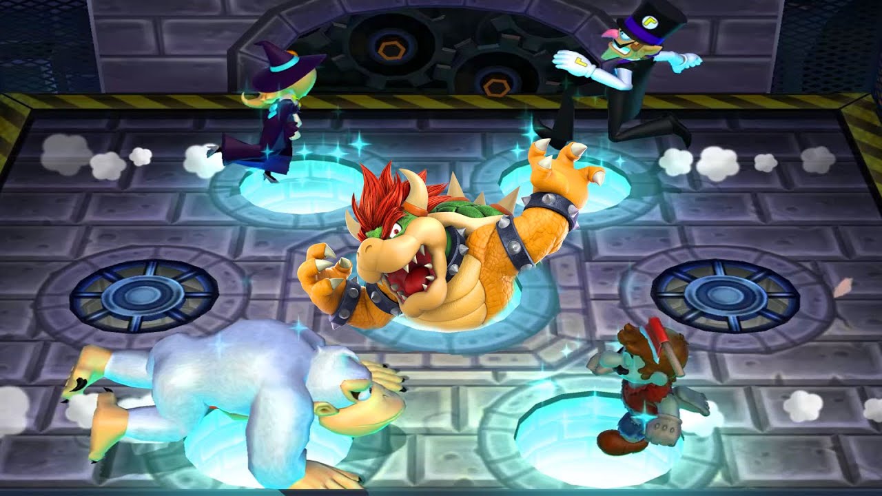 Mario Party 9 Step It Up - Rosalina vs Waluigi vs Mario vs Donkey Kong# ...