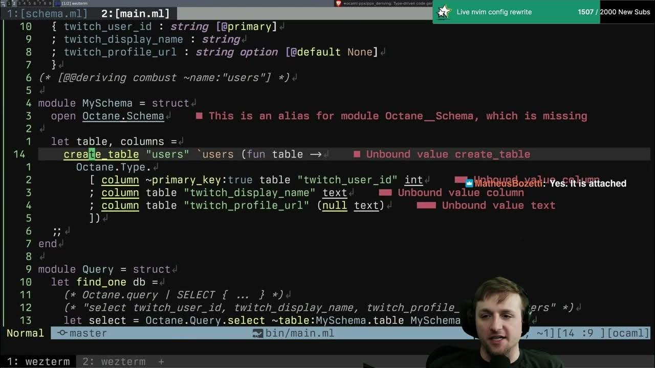 SQL Engine in OCaml?! | Octane Pt. 1 - YouTube