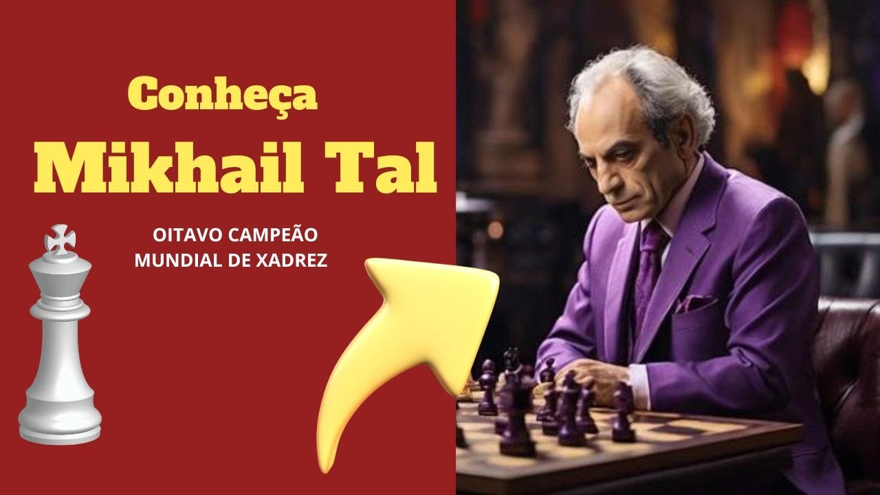 CONHEÇA | MIKHAIL TAL | 8 º Campeão Mundial de Xadrez #chess #xadrez ...