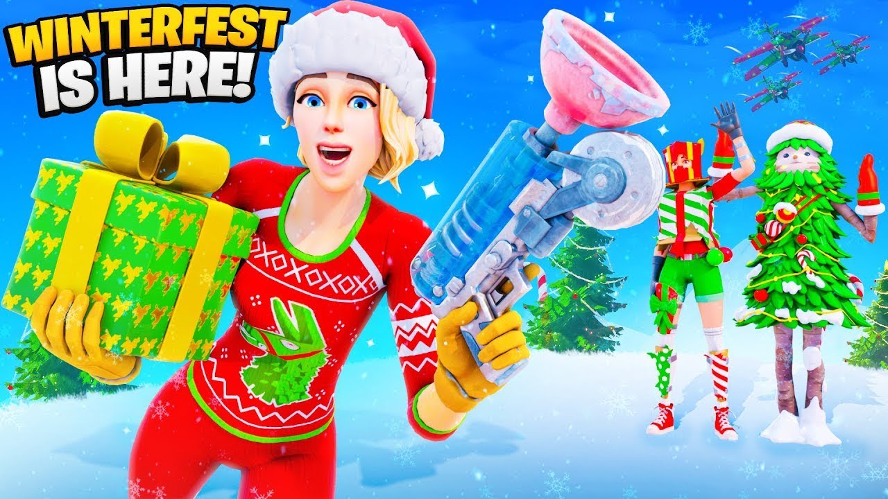 🎄Fortnite Winterfest LIVE: Chilling Wins & Festive Fun! ️ - YouTube