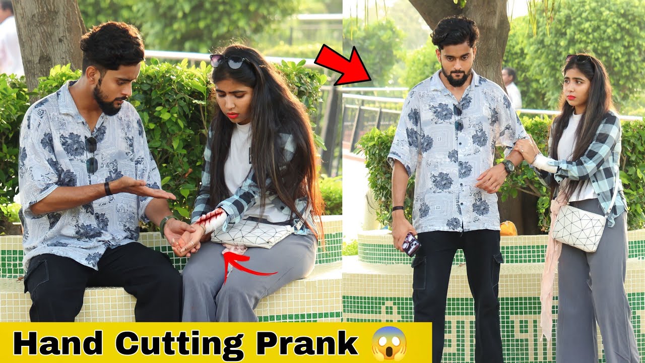 Real Hand Cut Prank 😭 | Prank On Friend ( Gone Emotional 😱) | - YouTube