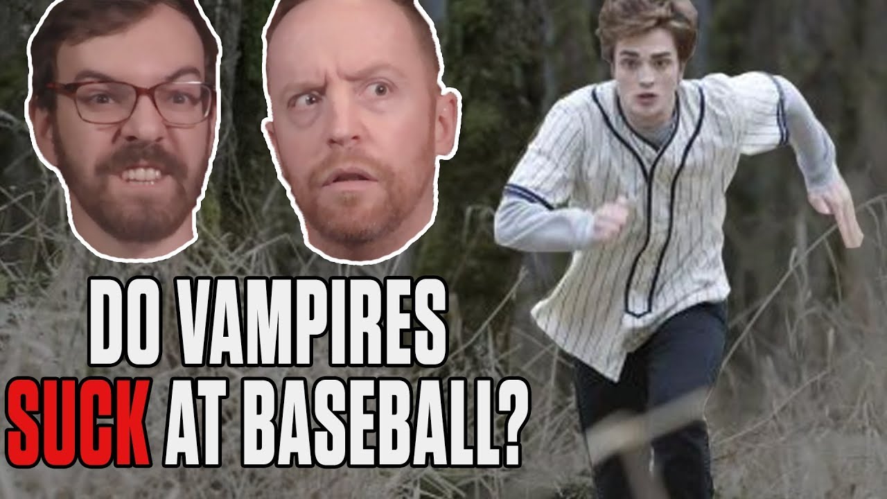 Twilight Baseball Scene: Robert Pattinson, Vampire Faces & Rounding ...