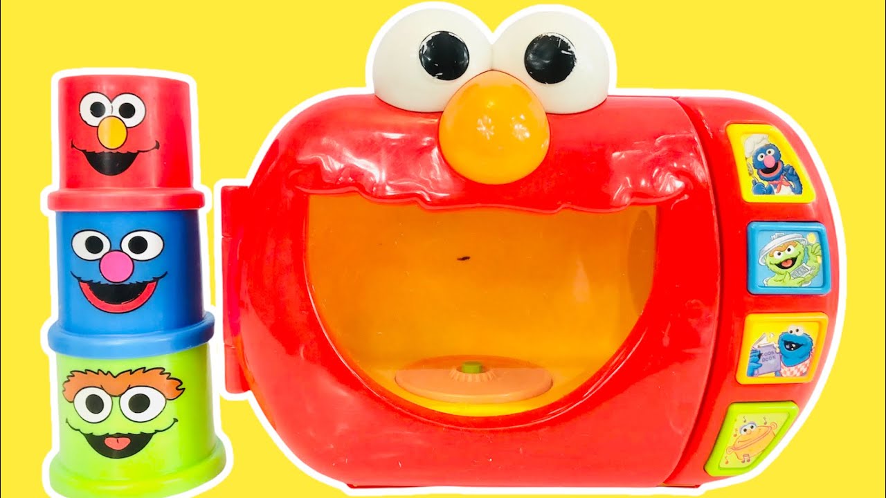 Elmo Sesame Street Toy TALKING Microwave Fun! - YouTube