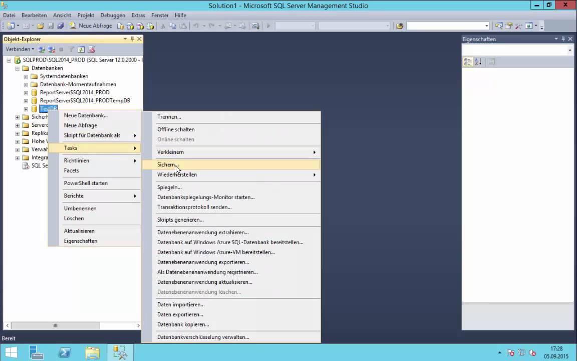 #Teil 2 - SQL Server 2014 Datenbank Backup und Replikation - YouTube
