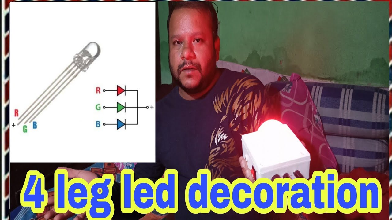 Amazing idea using 4 leg RGB LED 4 leg RGB LED ko use kaise karen - YouTube