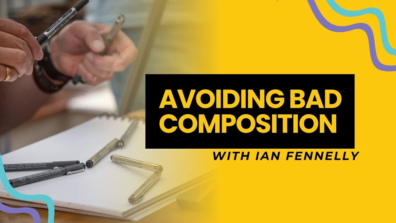 How to avoid a bad composition in urban sketching - YouTube