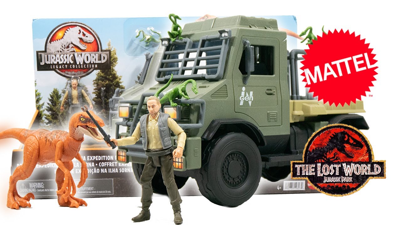 Jurassic World Legacy Collection Isla Sorna Expedition Pack Unboxing ...